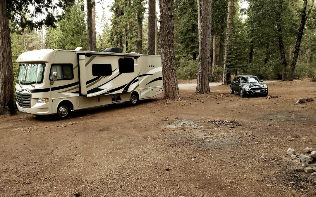 Mini class A and Mini Cooper S kicking it outside Yosemite. | How to ...