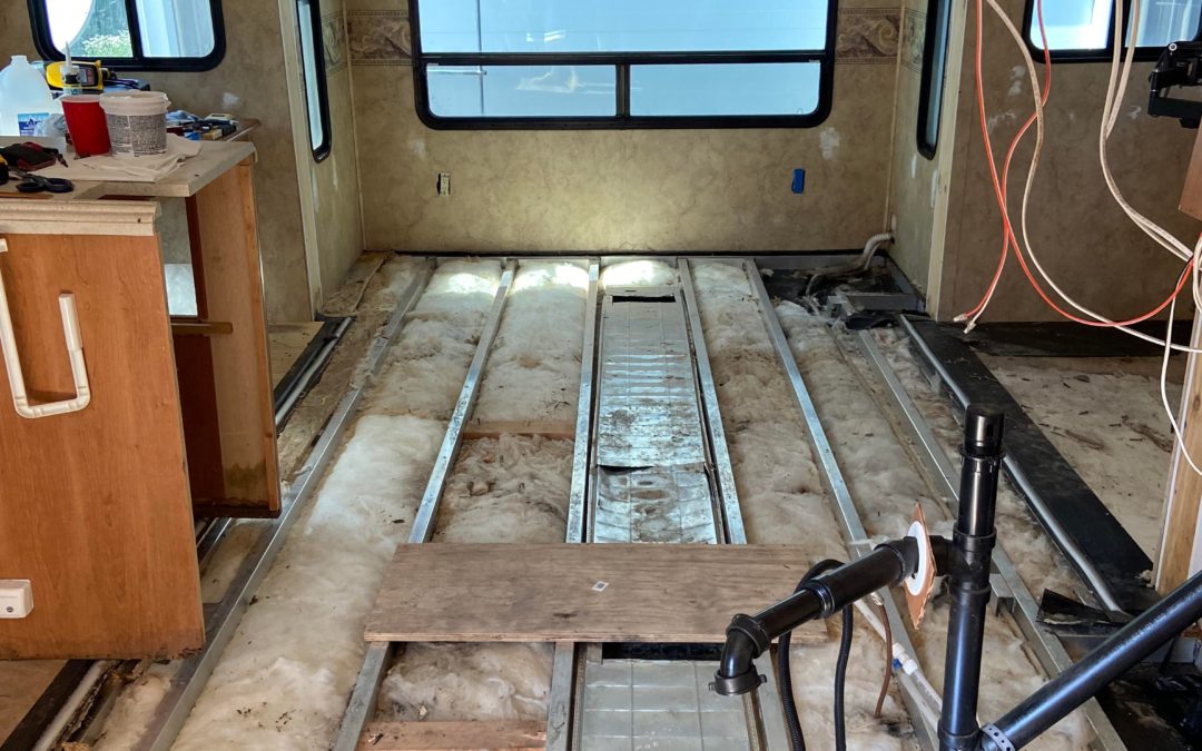 The plan for a simple upgrade of the laminate floors and paint on our ...
