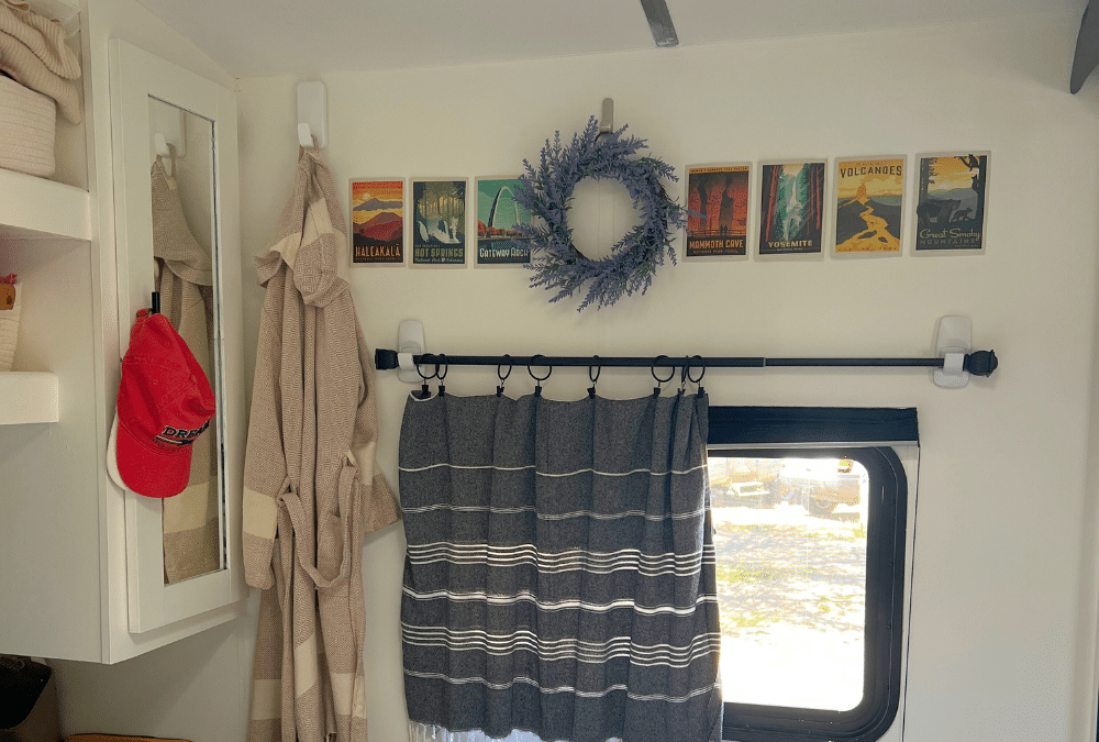 DIY RV Curtains: No Sewing or Drilling | How to Winterize Your RV