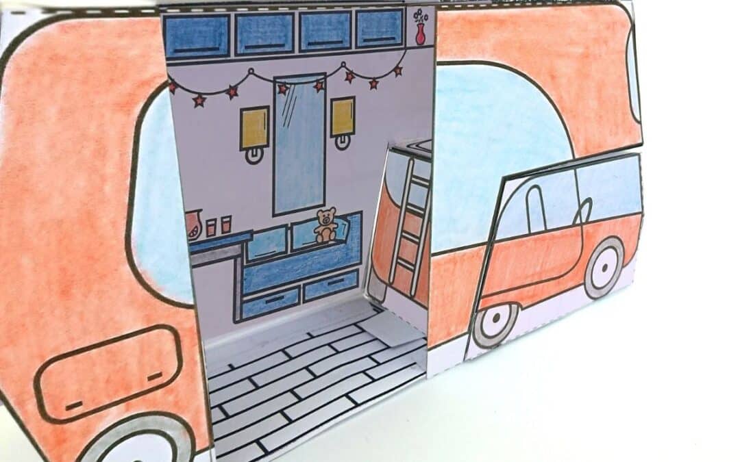 Printable Paper Toy 3d Car Model PDF Paper Craft for Kid Coloring Pages ...