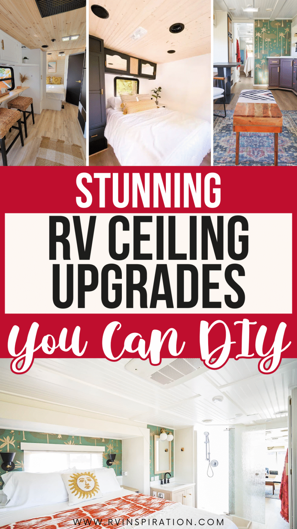 Stunning RV Ceiling Upgrades You Can DIY | How to Winterize Your RV