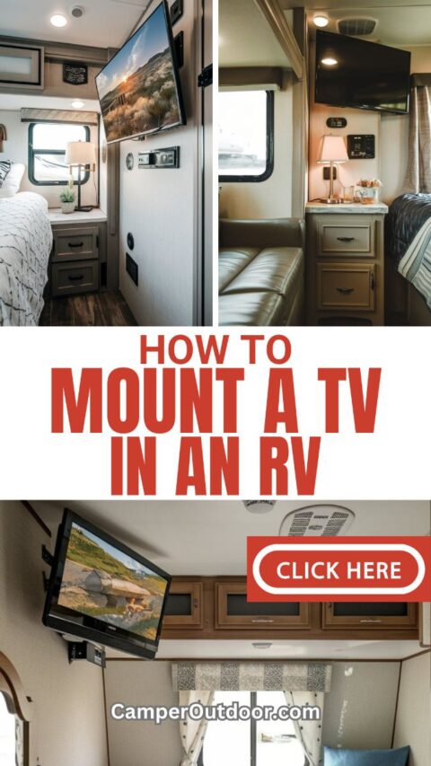 How to Mount a TV in an RV | Mounting a TV in an RV | How to Winterize ...