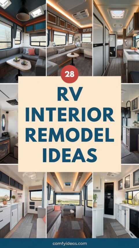 28 RV Interior Remodel Ideas to Upgrade Your Camper's Look and ...